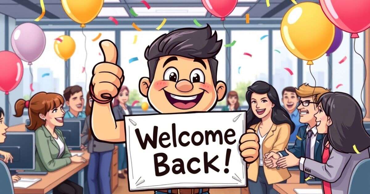 45+ Welcome Back to Work Messages Warm Wishes